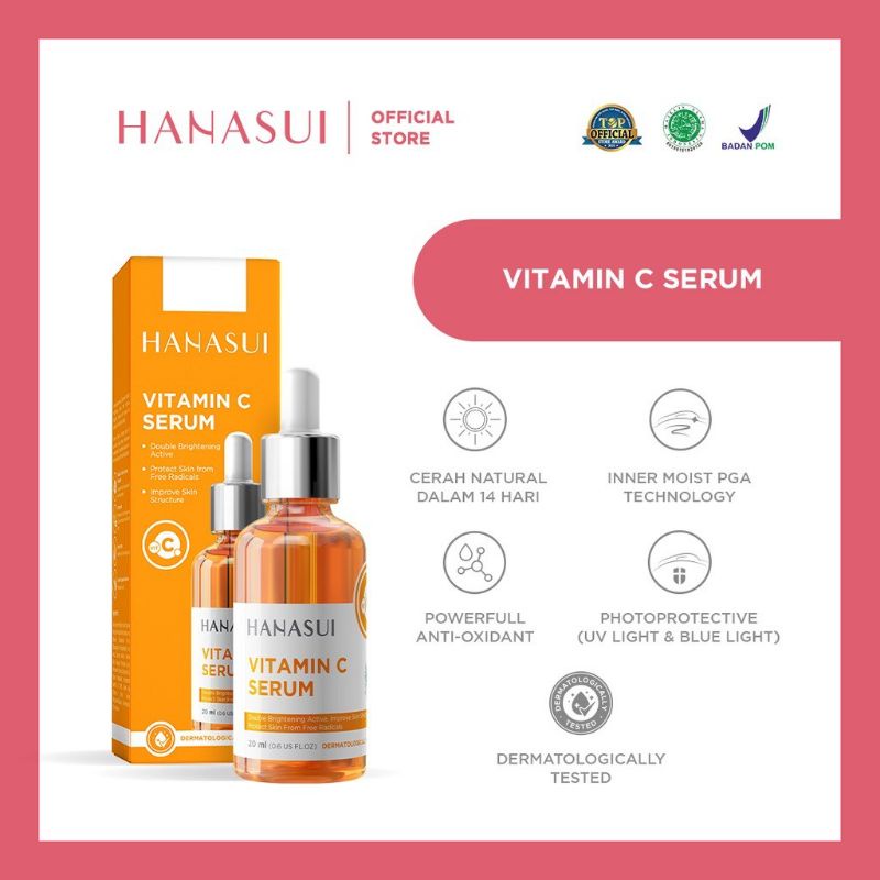 Jual Hanasui serum vit C 20ml | Shopee Indonesia