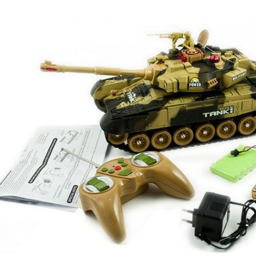 Jual MAINAN RC WAR TANK GAMES KENDARAAN TENTARA TANK BAJA UKURAN BESAR REMOT 2.4G MILITARY WAR ...