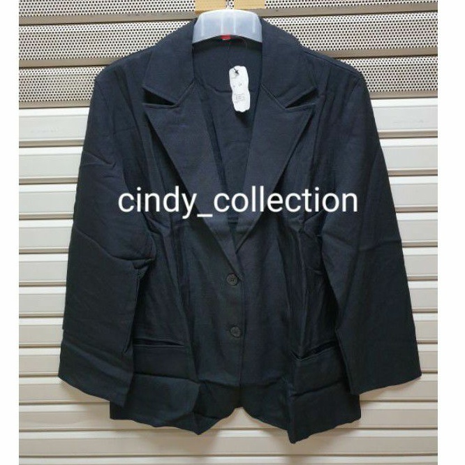 Jual BLAZER WANITA JUMBO FORMAL / BLAZER HITAM / BLAZER KANTOR / BLAZER ...