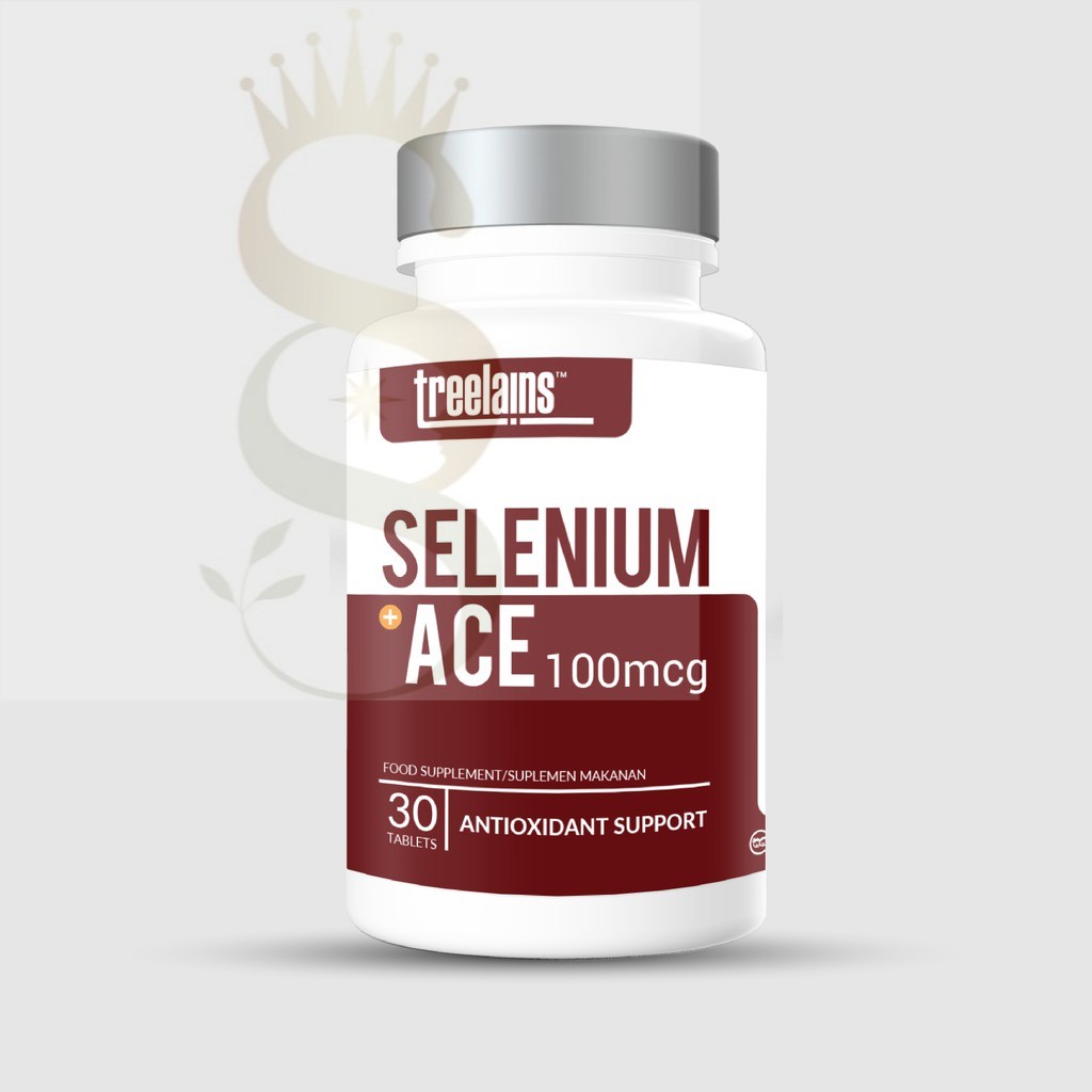 Jual Selenium ACE 100 mcg treelains, 30 Tablets, Multivitamin, Suplemen ...