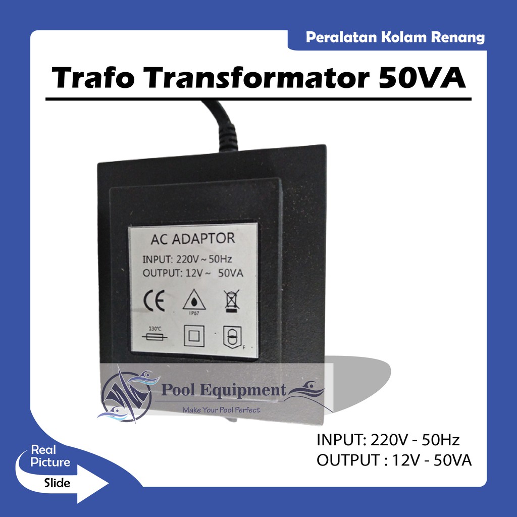 Jual Trafo Transformator Waterproof Control power 50VA - 60W Untuk lampu kolam | Shopee Indonesia