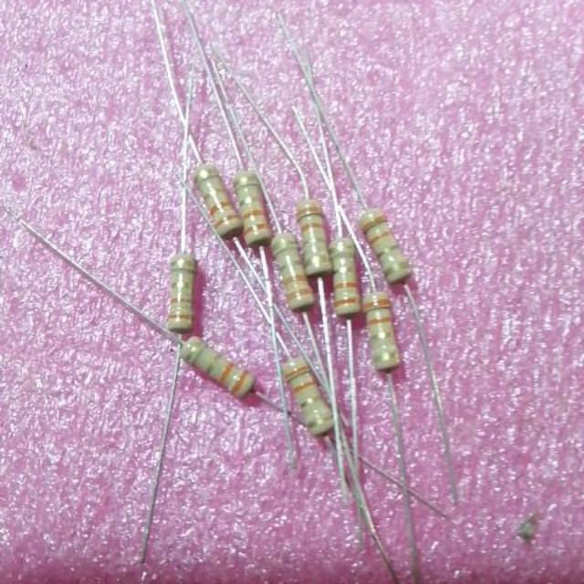 Jual Resistor 3R3-1/2watt(3,3ohm-1/2w) | Shopee Indonesia