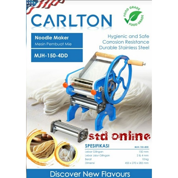 Jual MESIN GILINGAN MIE MANUAL / NOODLE MAKER | Shopee Indonesia