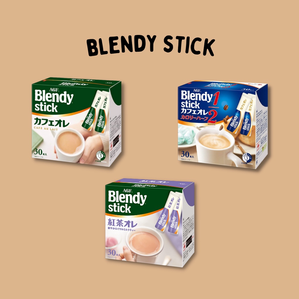 Jual Blendy Stick Cafe au lait Coffee | Shopee Indonesia