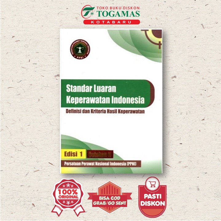 Jual Standar Luaran Keperawatan Indonesia (Definisi Dan Kriteria Hasil ...