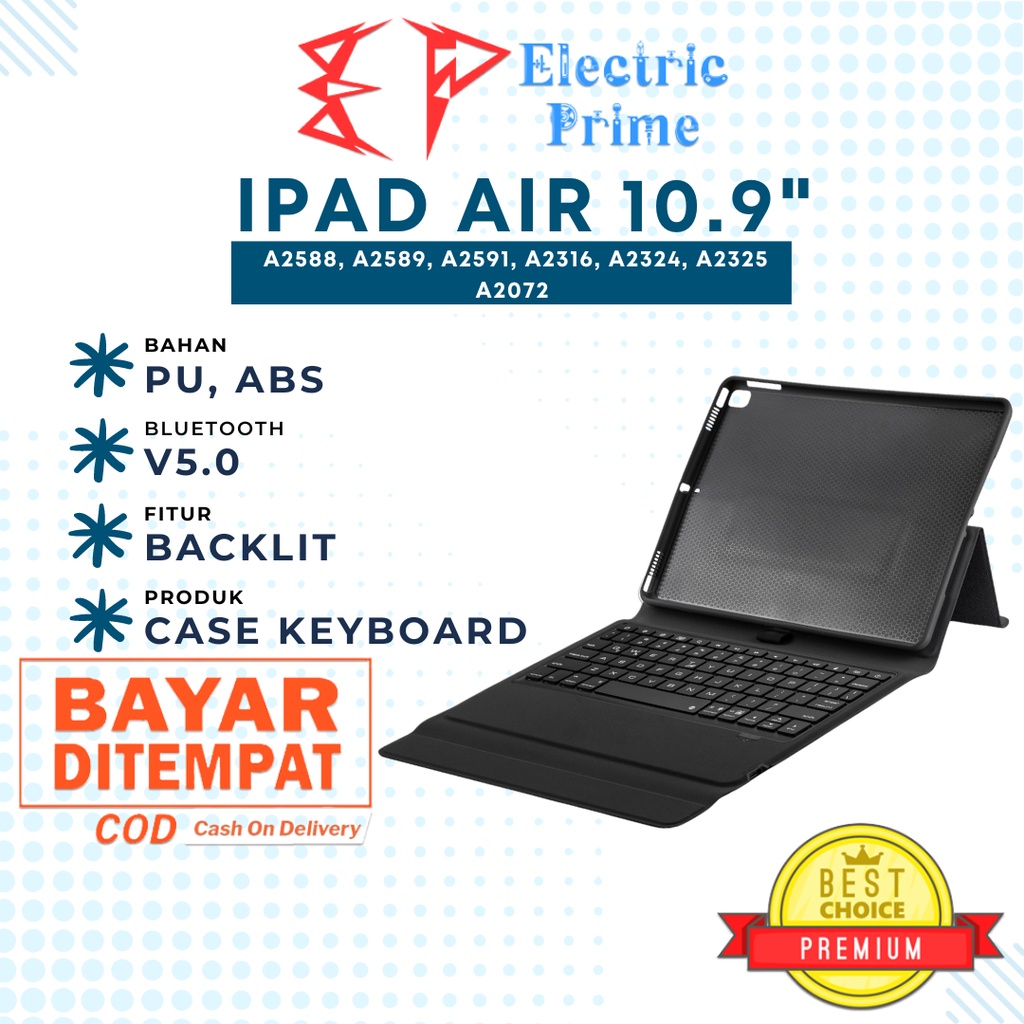 Jual Keyboard Case Ipad Air 10.9 Gen 4th 2020 Gen 5th TRIPLEDI Folio ...