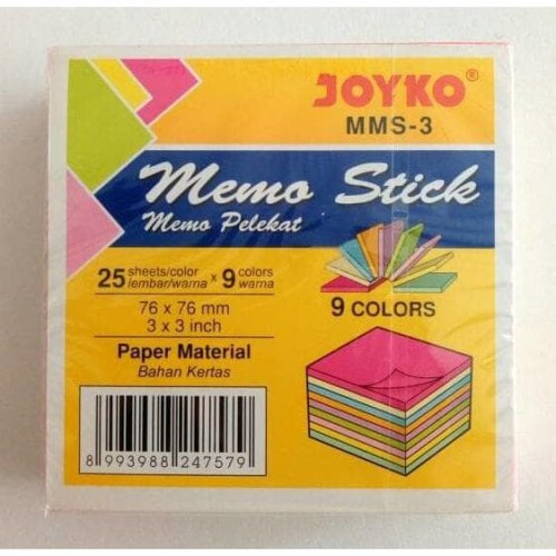 Jual Sticky notes / Memo Joyko MMS3 | Shopee Indonesia