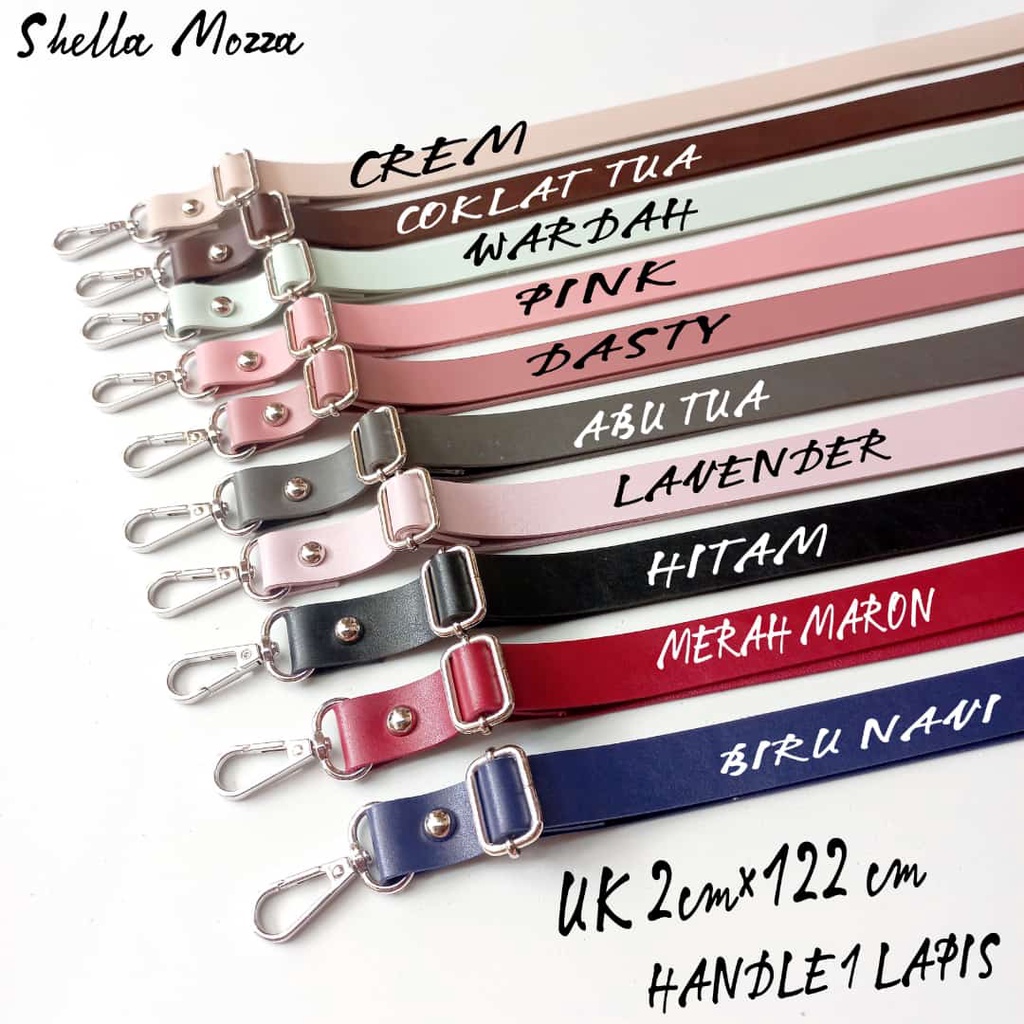 Jual Tali Tas / Tali Tas Selempang / Kulit Sintetis Ukuran 2 Cm x 130 ...