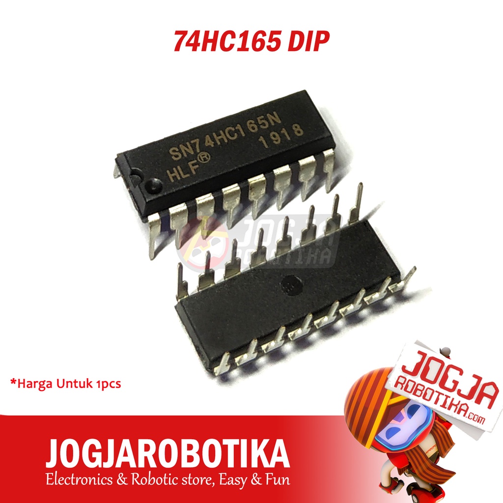 Jual IC HC165 SN74HC165N 74HC165 74165 DIP 8-bit parallel-in/serial-out shift register | Shopee ...