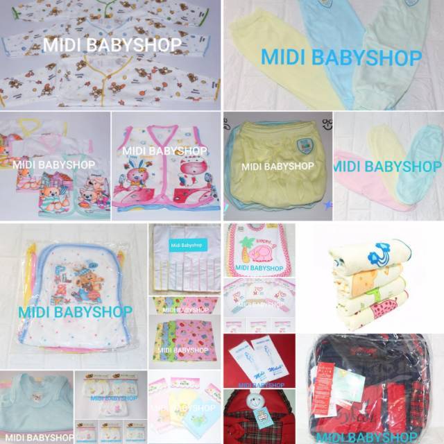 Jual 61 Pcs Paket komplit perlengkapan bayi baru lahir / newborn murah ...