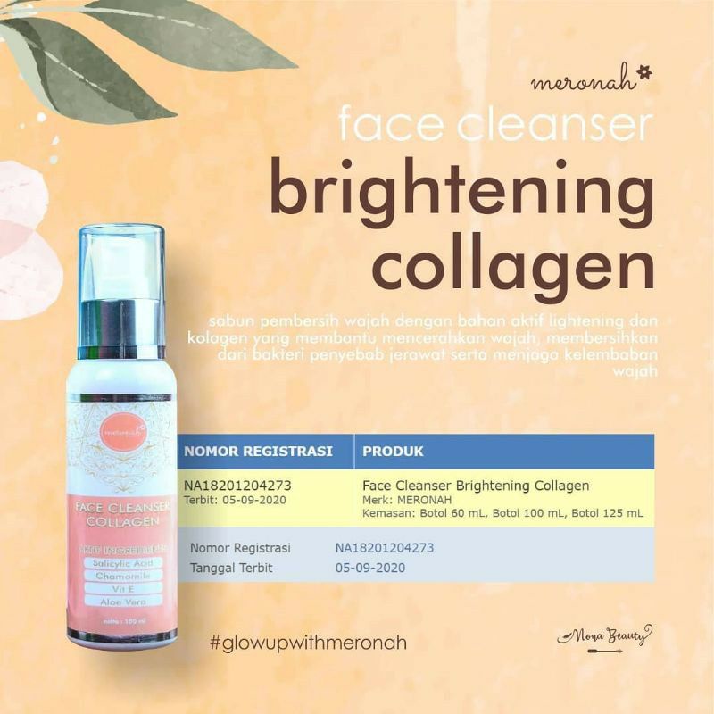 Jual Meronah Facial Wash Extra Collagen | Shopee Indonesia Jual Meronah Facial Wash Extra Collagen | Shopee Indonesia