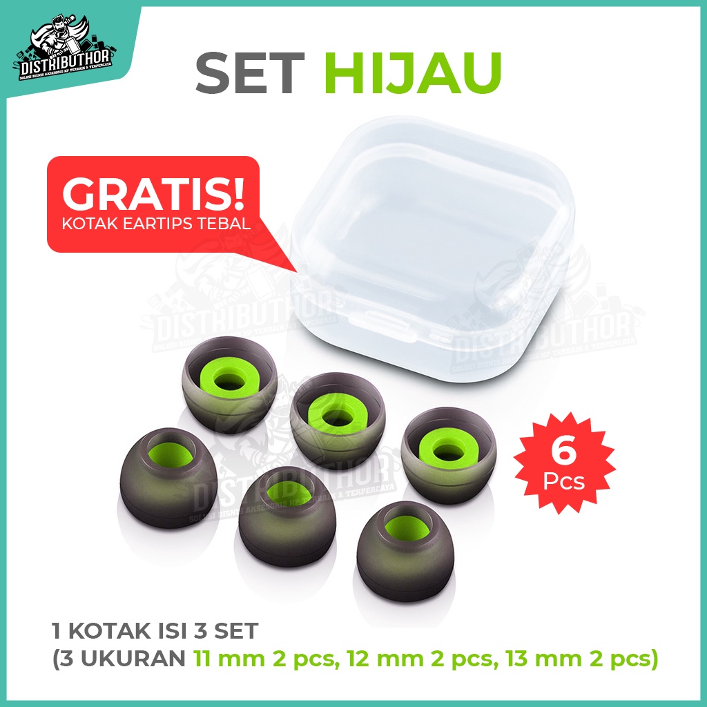 Jual Eartips handsfree karet earphone universal original aman soft ...