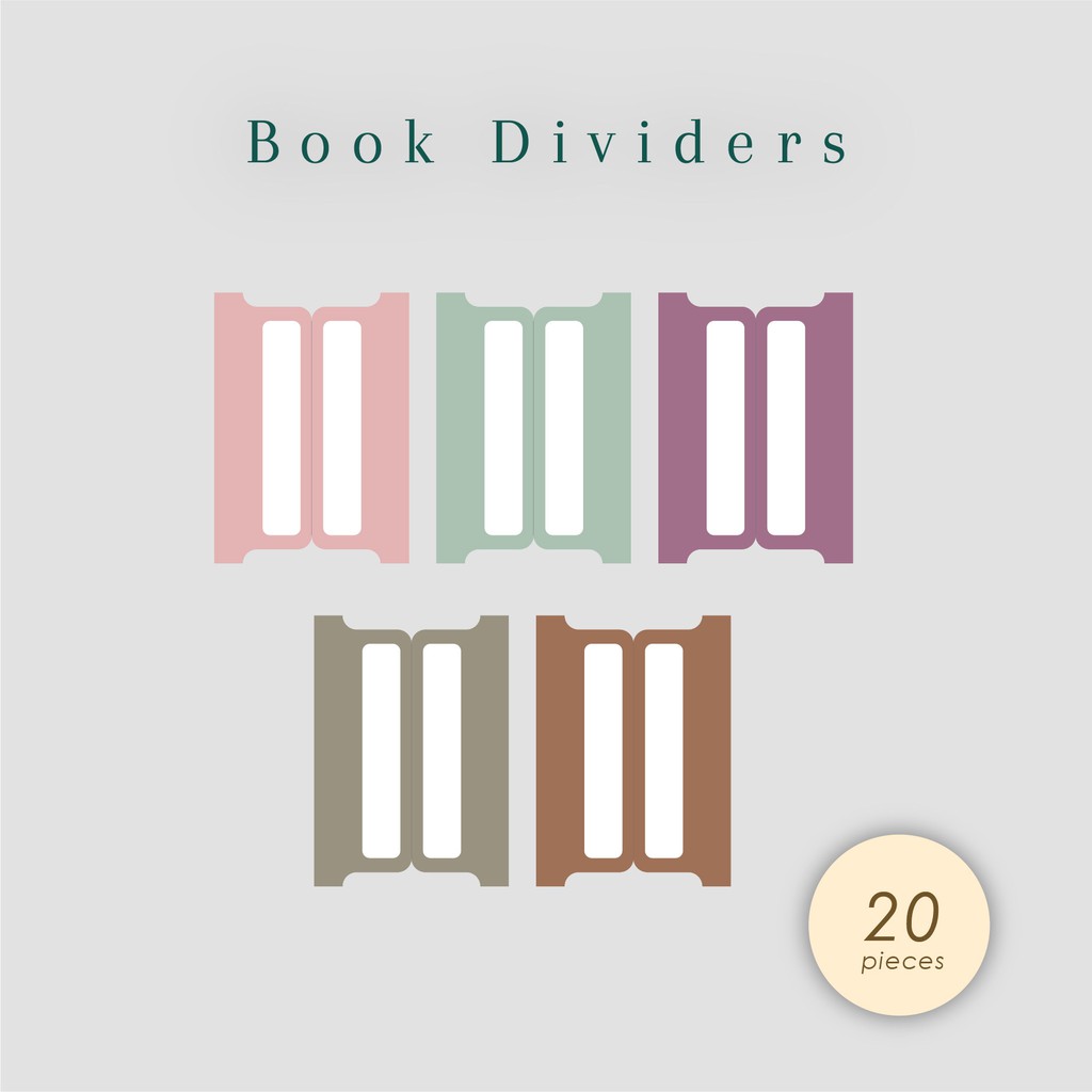 Jual Book Divider | Pembatas buku | Notokata | Shopee Indonesia