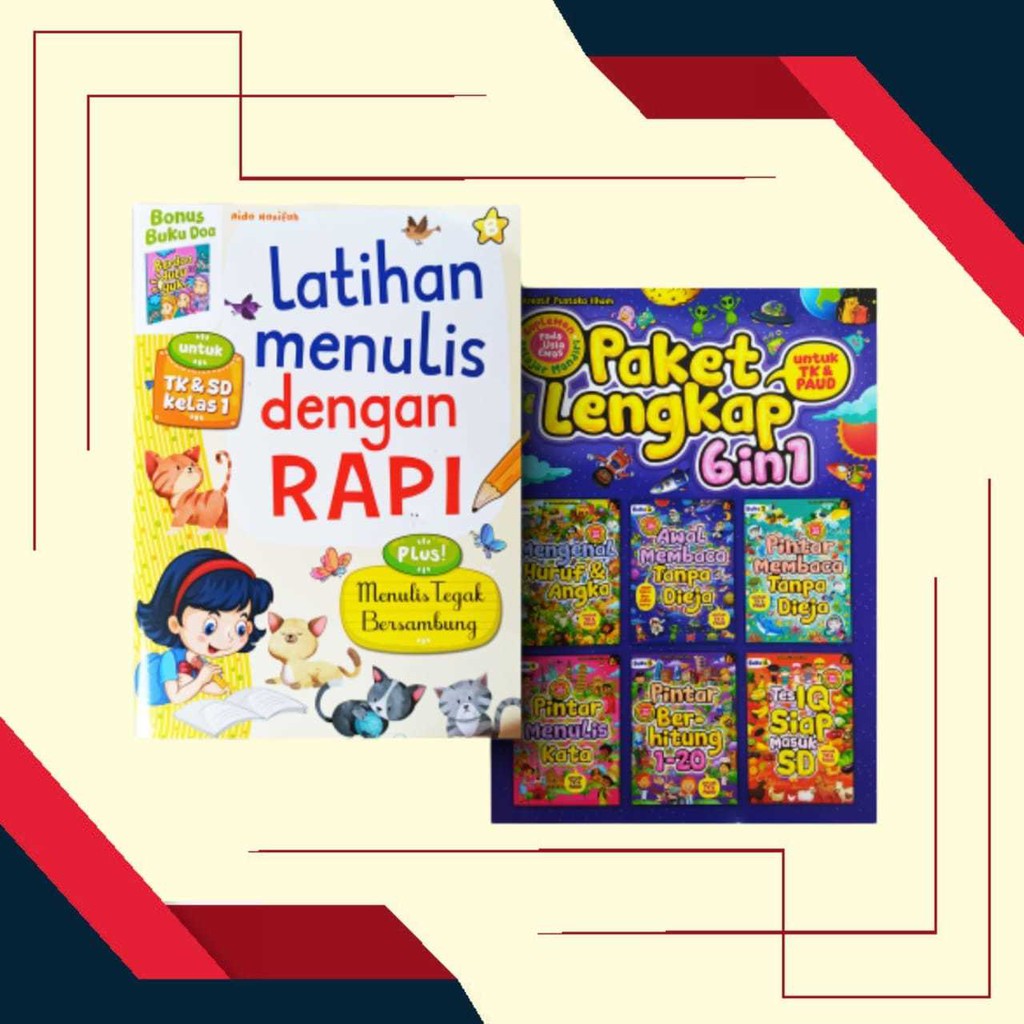 Jual BUKU BELAJAR MENULIS ANAK TK DAN PAUD : LATIHAN MENULIS DENGAN ...