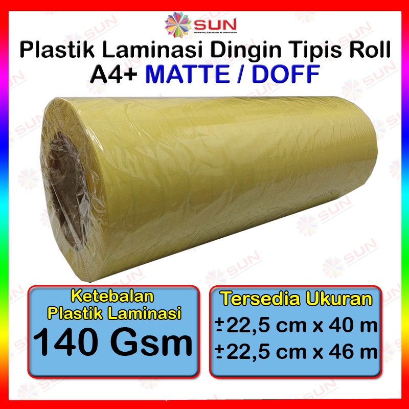 Jual Plastik Laminasi Dingin Tipis Roll A4+ / A3 140 micron - Motif ...