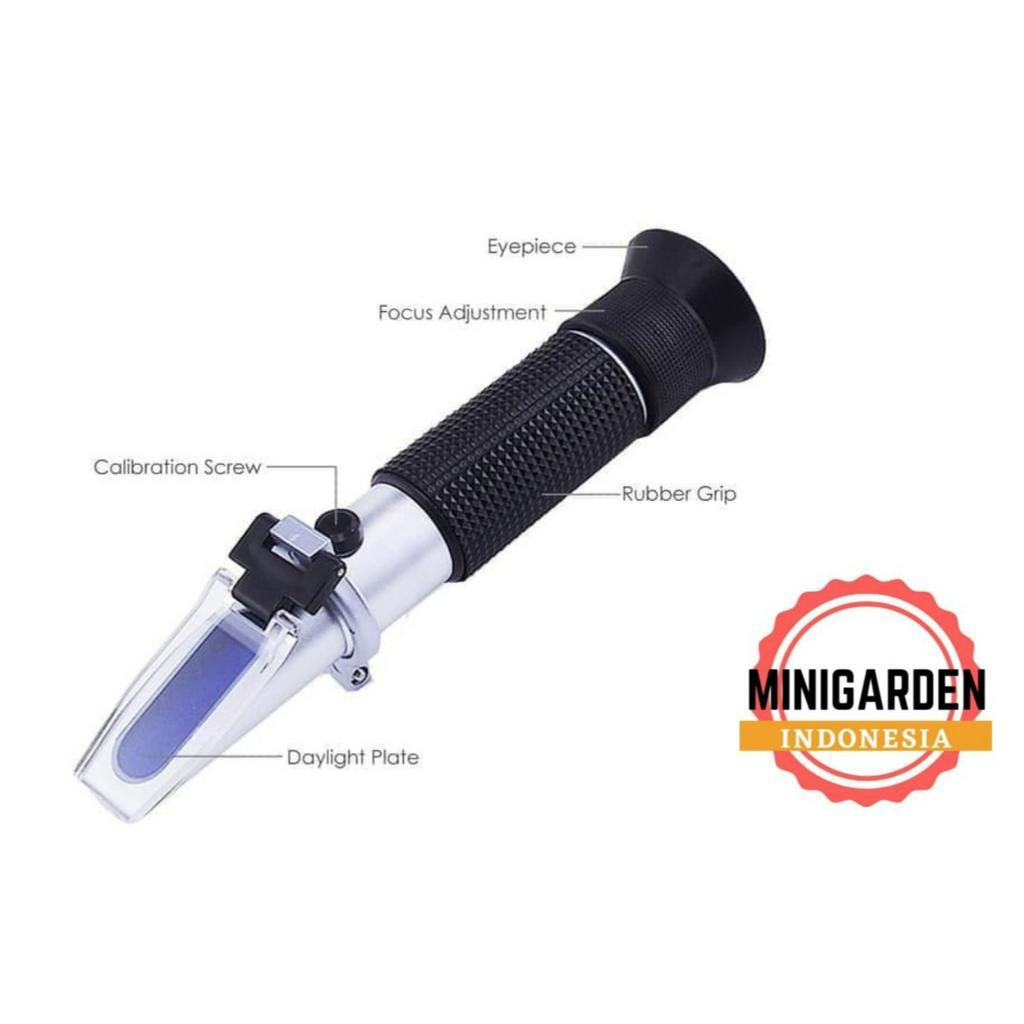 Jual BRIX REFRACTOMETER alat ukur kadar gula tingkat manis buah ATC 32% ...