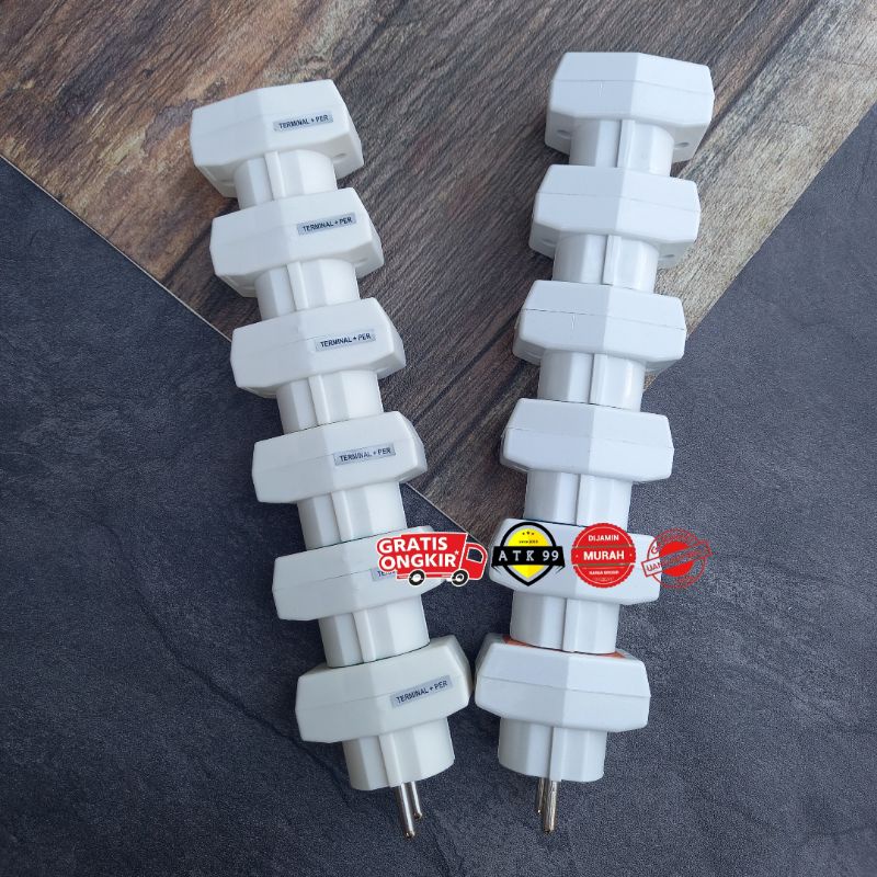 Jual YUNIOR- DEXTA T MULTI/stop kontak/tusuk kontak/terminal 3 cabang ...