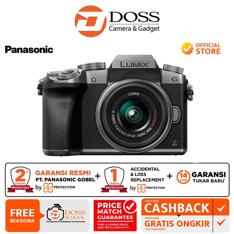 Jual Panasonic G7 Kit 14-42mm F/3.5-5.6 OIS / Lumix G7 Kit / Panasonic ...