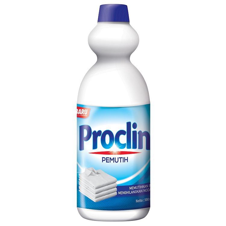 Jual Proclin Bleaching Pemutih Pakaian Kemasan Botol 500 MlCairan ...