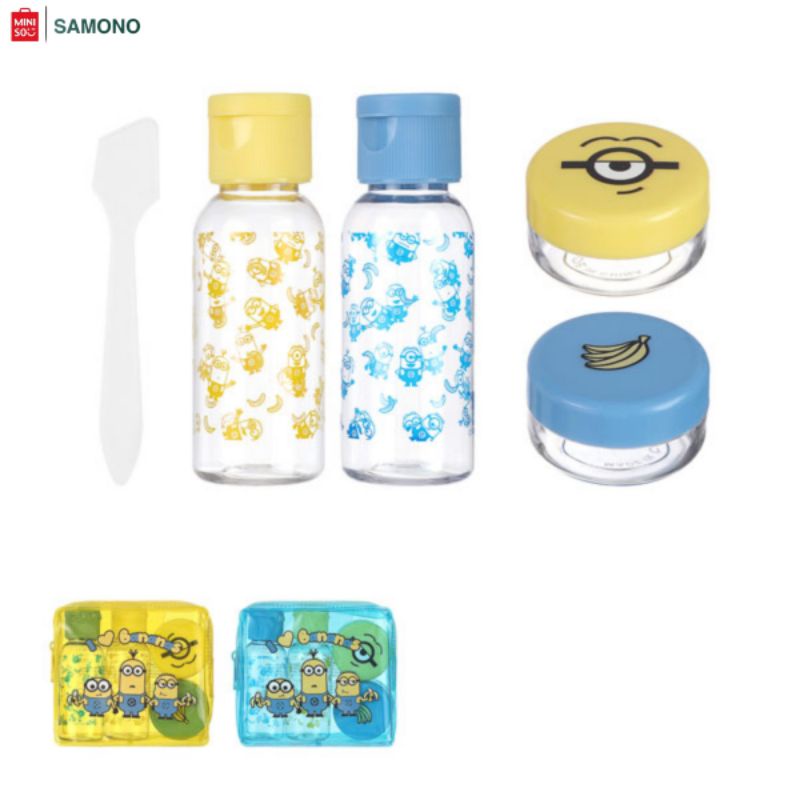 Jual MINISO MINIONS COLLECTION TRAVEL SET | WADAH BOTOL TRAVEL | Shopee ...