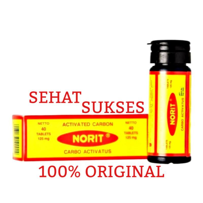 Jual Norit Karbon Aktif Isi 40 Tablet - Obat Diare | Shopee Indonesia