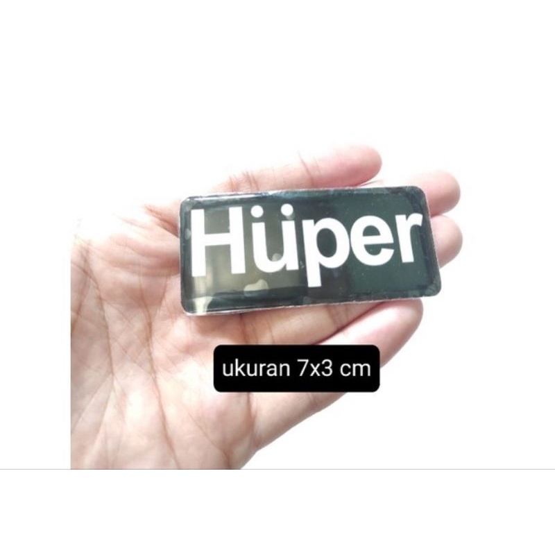 Jual STICKER EMBLEM TIMBUL HUPER HIIPER KUALITAS TERBAIK | Shopee Indonesia