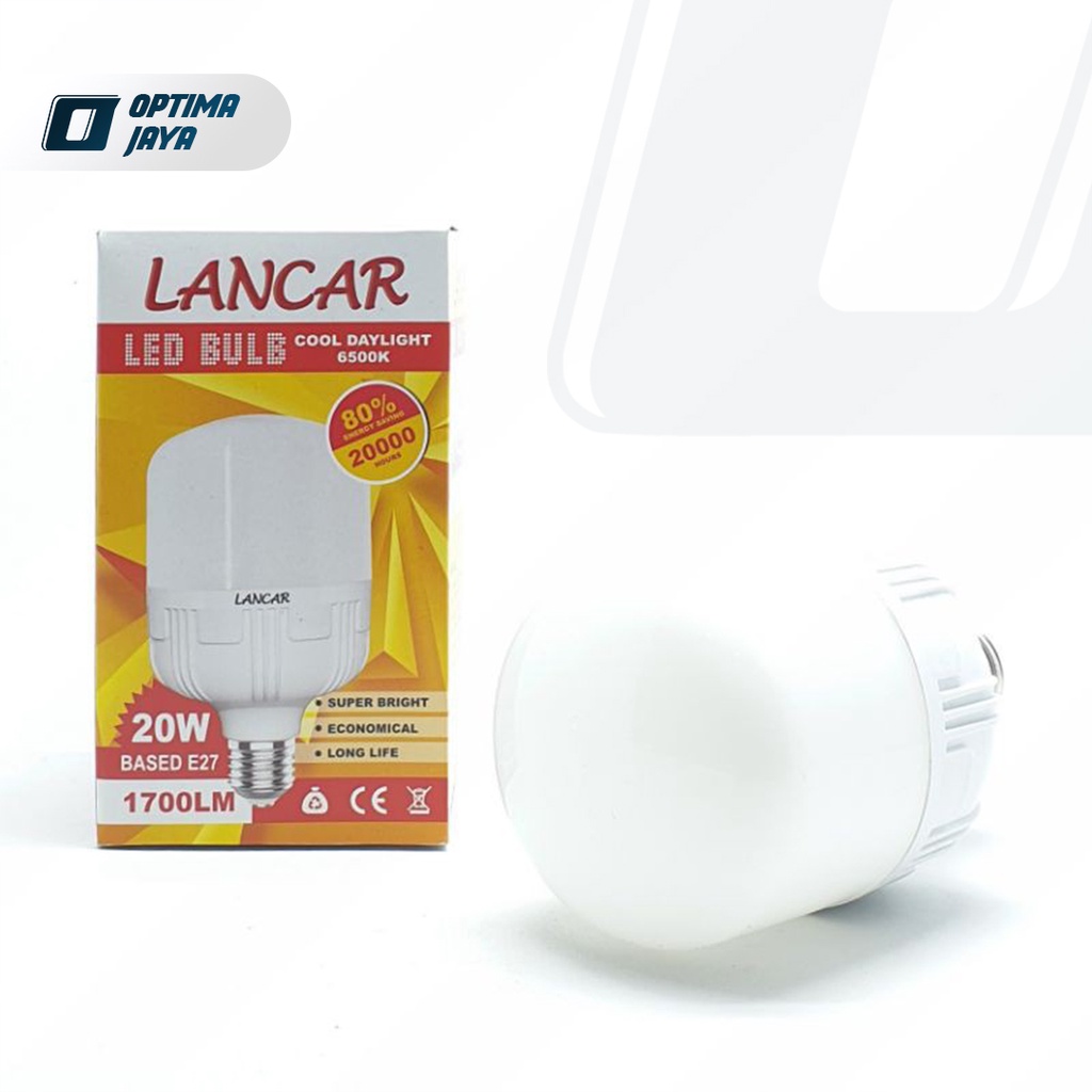 Jual Lampu LED Tabung Kapsul 20W Cahaya Putih Ekonomis Lancar | Shopee ...
