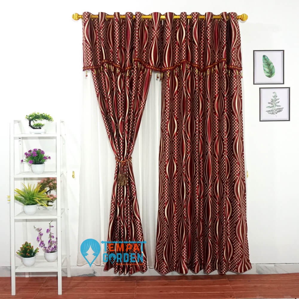 Jual Gorden Blackout, Gorden Jendela, Gorden Pintu Motif Jakat Bulat ...