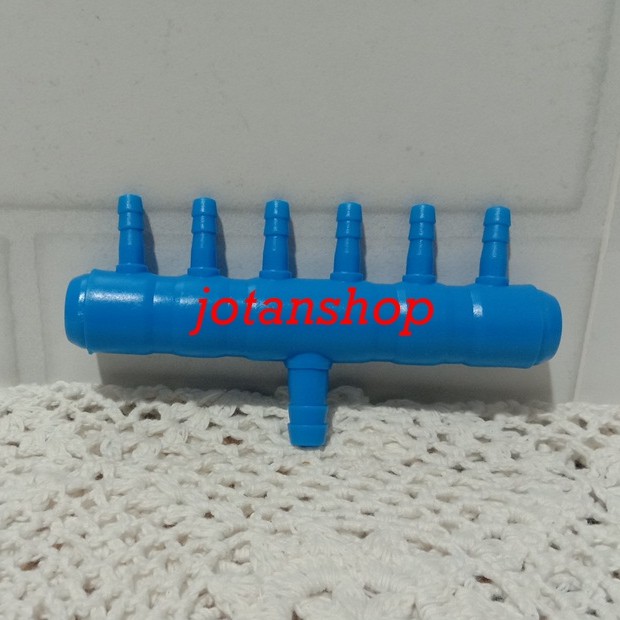 Jual manifold 6 way air devider Pembagi cabang Udara Aerator Aerasi Air ...