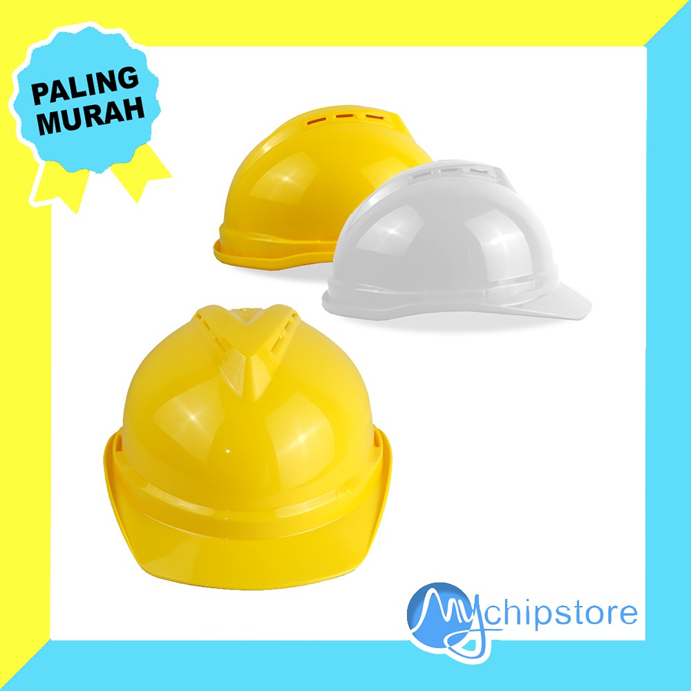 Jual Helm Proyek Safety SNI SOS VENTED + INNER FASTRAC (PUTAR) | Shopee ...