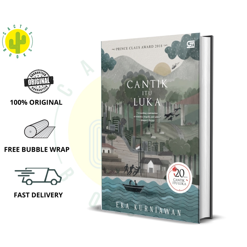 Jual CANTIK ITU LUKA (EDISI 20 TAHUN HARD COVER) - EKA KURNIAWAN ...