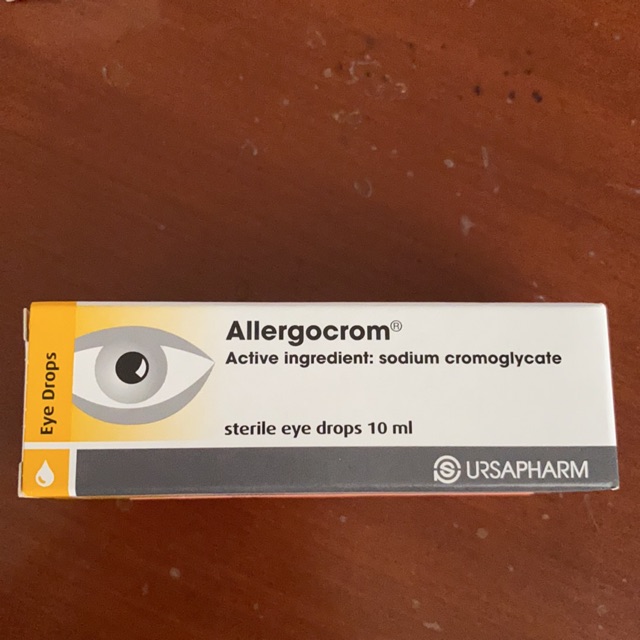 Jual Allergocrom sterile eye drops 10ml / obat tetes mata | Shopee ...