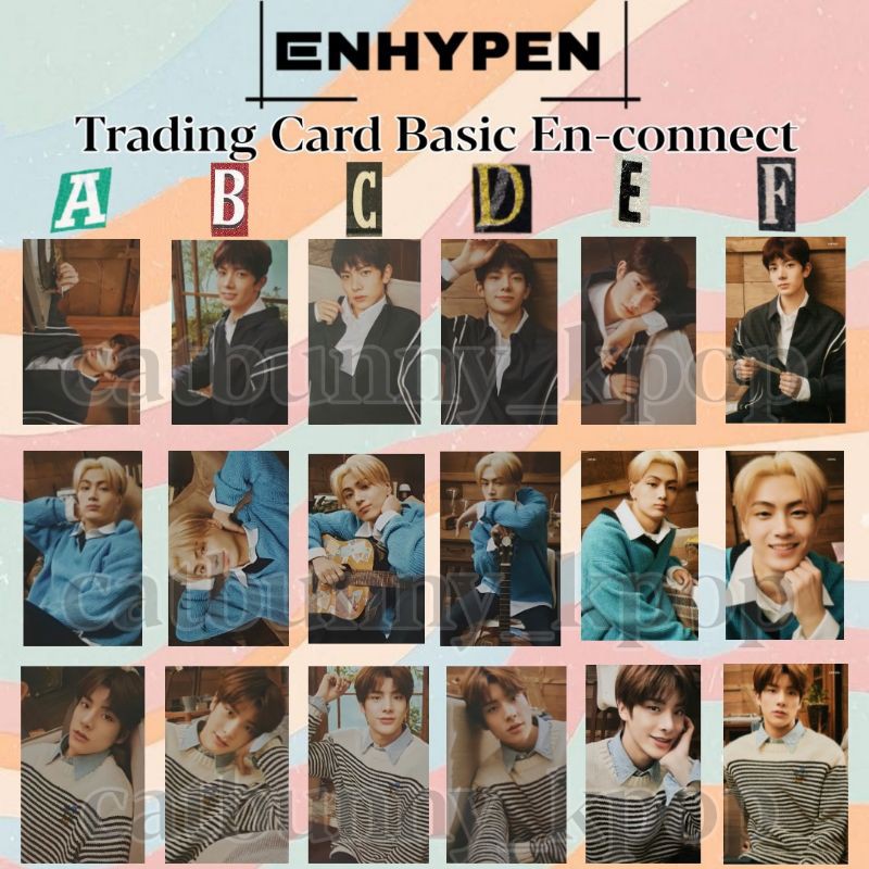 Jual Photocard Enhypen Trading Card Basic En-connect Unofficial ...