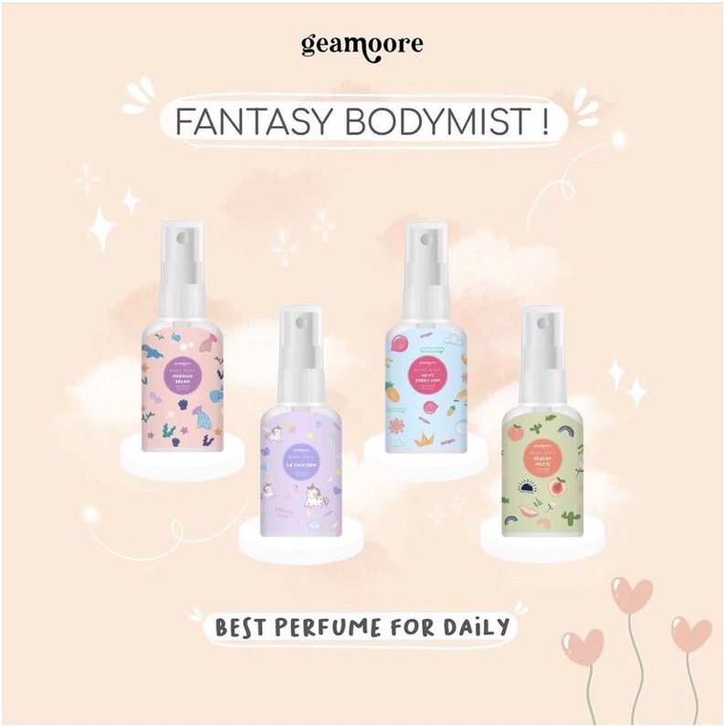 Jual Geamoore BODY MIST Original 10000% Geamore | Shopee Indonesia