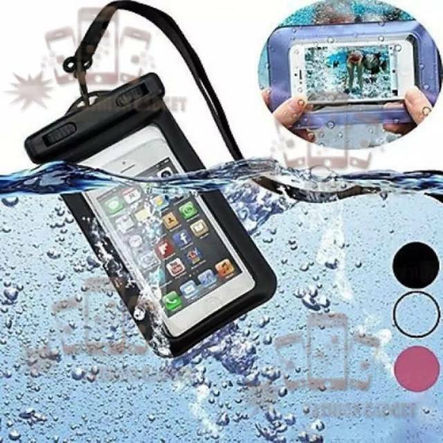 Jual Sarung anti air hp / Waterproof Case HP Anti Air / Sarung hp ...