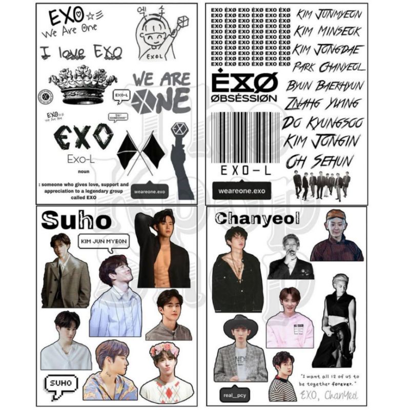 Jual EXO STIKER SET | Shopee Indonesia