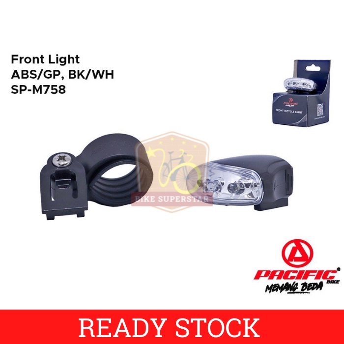 Jual Lampu Depan Sepeda Pacific M758 ABS | Shopee Indonesia