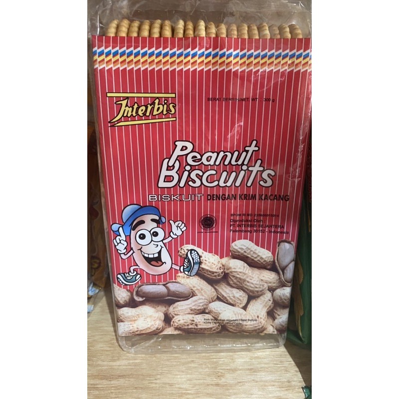 Jual Interbis peanut crackers 300g | Shopee Indonesia