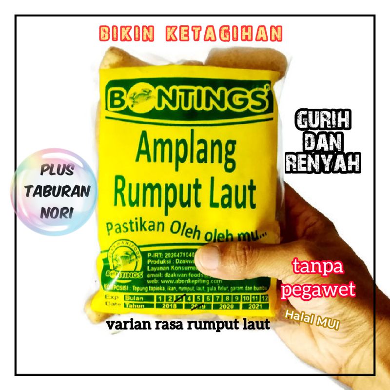 Jual makanan cemilan snack oleh oleh khas balikpapan bontings amplang ...