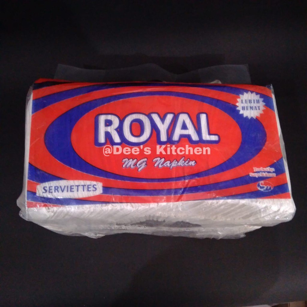Jual Tissue Makan Royal / Tisu makan merk Royal 2 ply | Shopee Indonesia