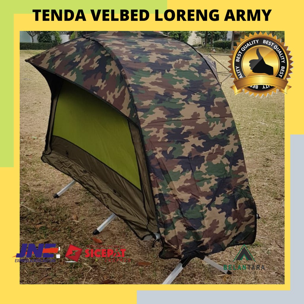 Jual Tenda Velbed Tidur 1 Orang Warna Loreng Offroad Series Tendanya ...