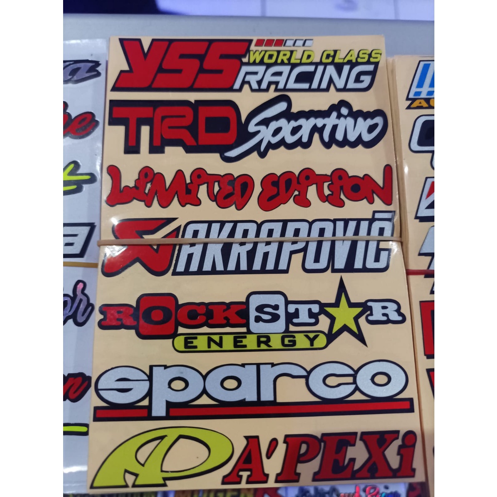 Jual STIKER CUTTING VARIASI RACING | Shopee Indonesia