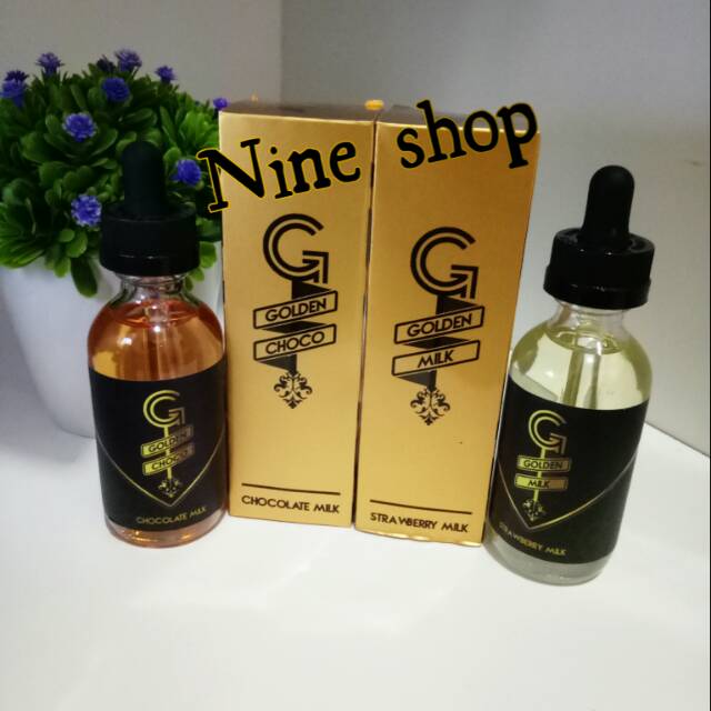Jual Liquid Premium Golden series Golden Choco and Gold Milk 60ml ...