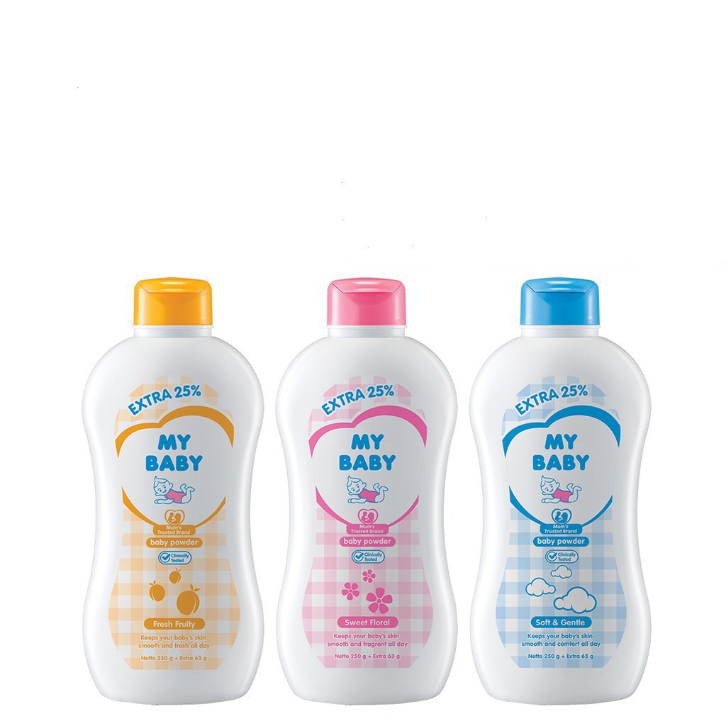 Jual MY BABY POWDER EXTRA 25% (325GR + EXTRA 81GR) | Shopee Indonesia