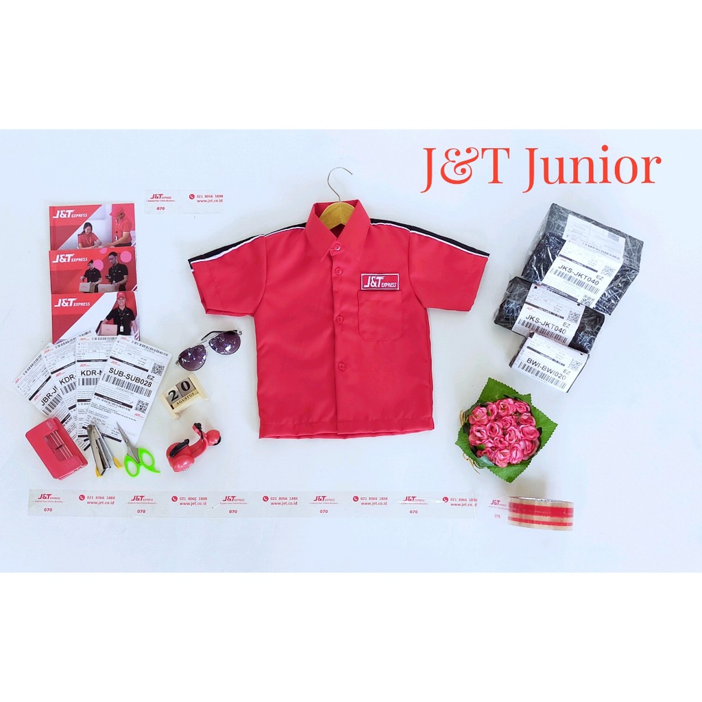 Jual SERAGAM JnT JUNIOR/KOSTUM ANAK SERAGAM EKSPEDISI | Shopee Indonesia