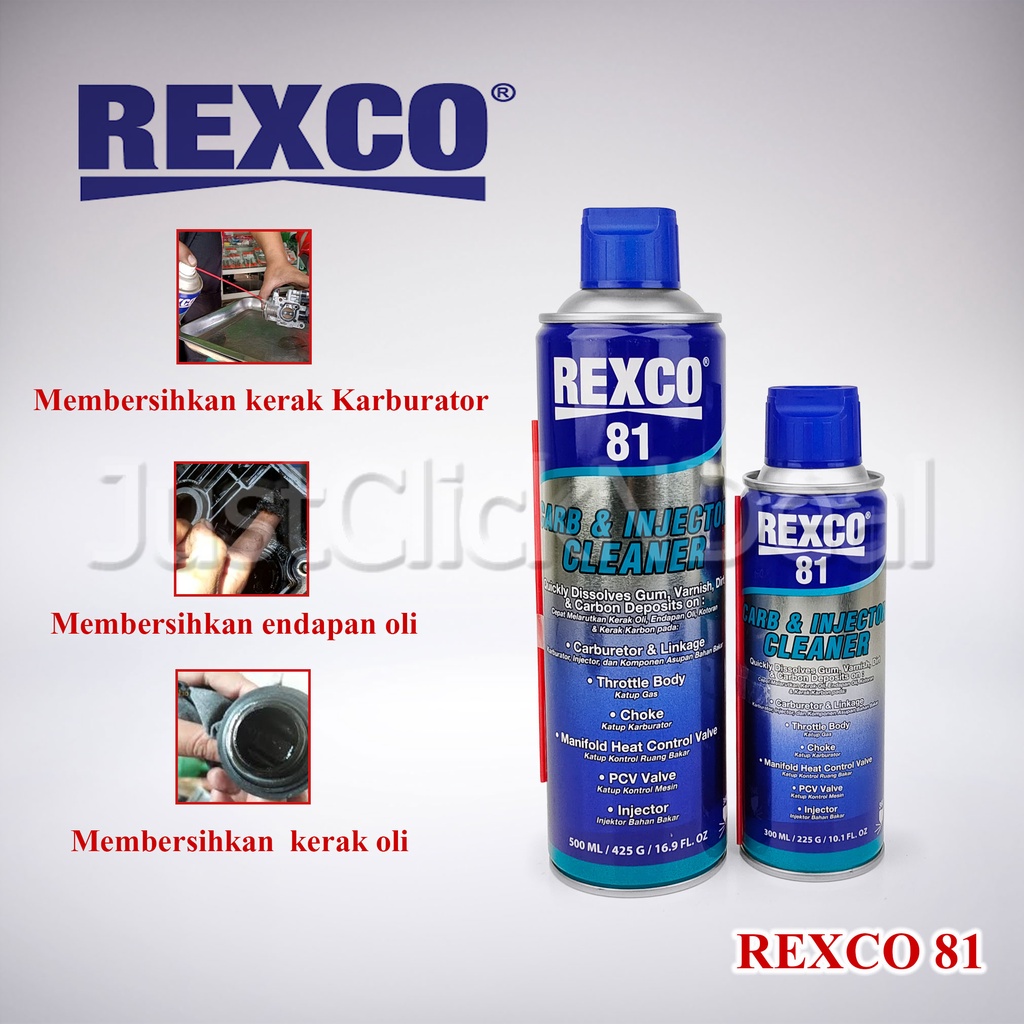 Jual Rexco 81 300 500 ml Pembersih Karburator Injektor Mobil Carb ...