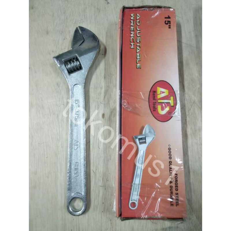Jual KUNCI INGGRIS 15 INCHI/ADJUSTABLE WRENCH-ATS | Shopee Indonesia