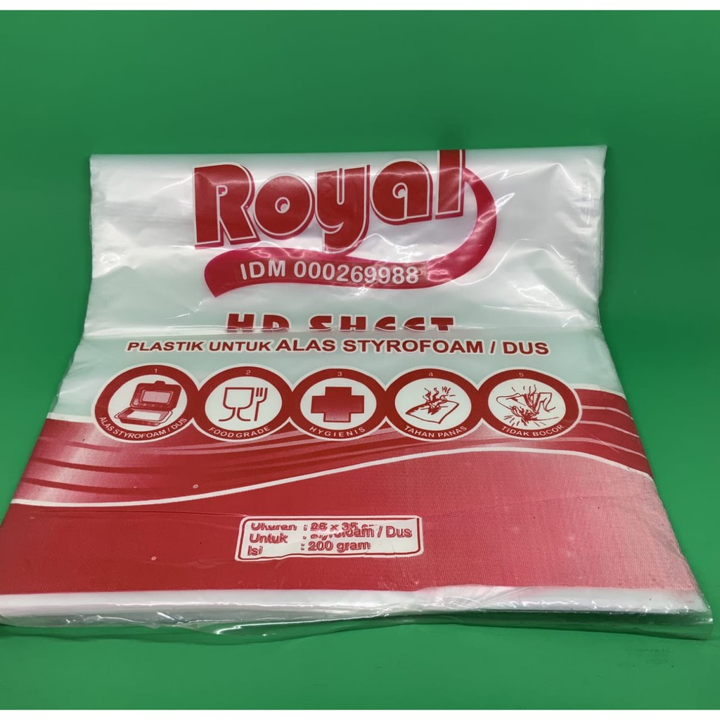 Jual Plastik HD Sheet Plastik Alas Makanan Lembar Sheet Plastik 200gr ...
