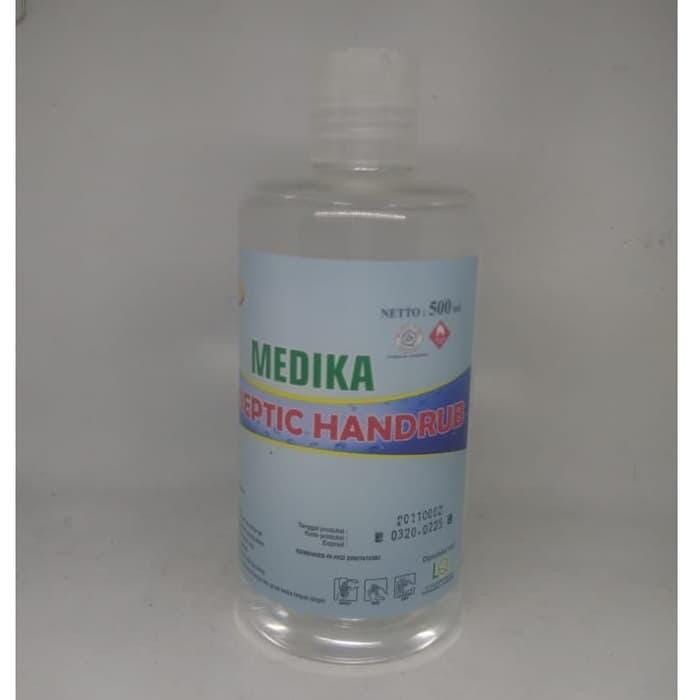 Jual [COD] MEDIKA Hand Sanitizer Antiseptic Aseptic Hand Rub 500ml ...