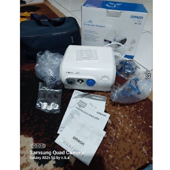 Jual Omron NE-C28 Kompressor Nebulizer, Mesin Uap Pernafasan | Shopee ...
